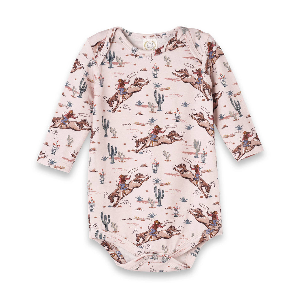 Prairie Princess Baby Girl Western Bamboo Bodysuit Onesie – Drawnwest