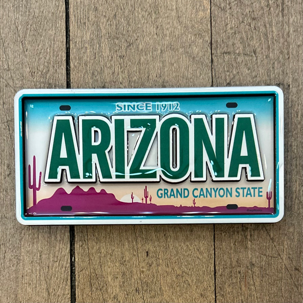 Arizona License Plate Magnet – Drawnwest