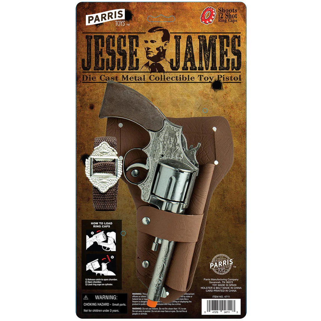 Jesse James Cap Gun - Shoots 12 Shot Ring Caps – Drawnwest