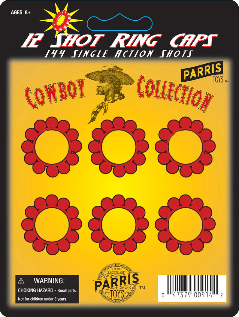 12 Shot Ring Caps- 72 Single Action Shots – Drawnwest