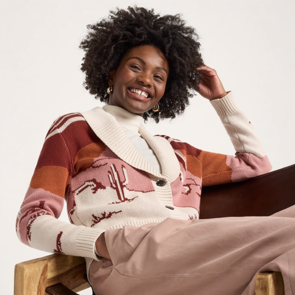 Pendleton Western Scenic Cotton Cardigan – Drawnwest
