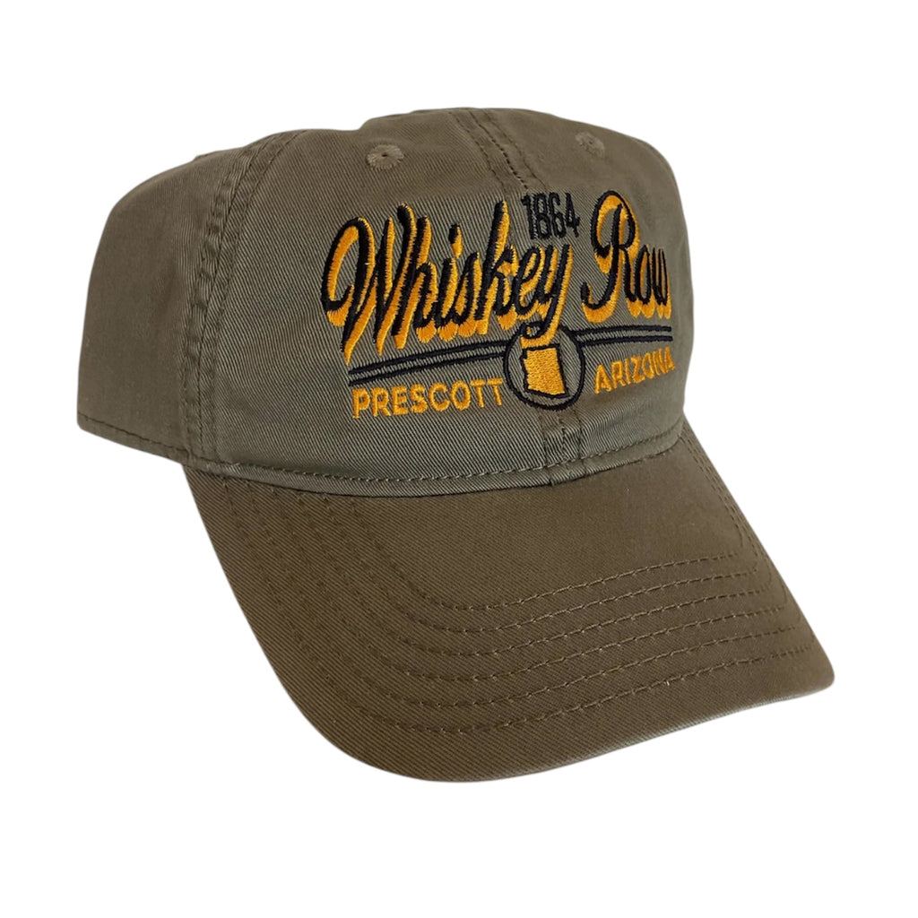 Moss Green Whiskey Row Pin Stripe Baseball Cap – Drawnwest